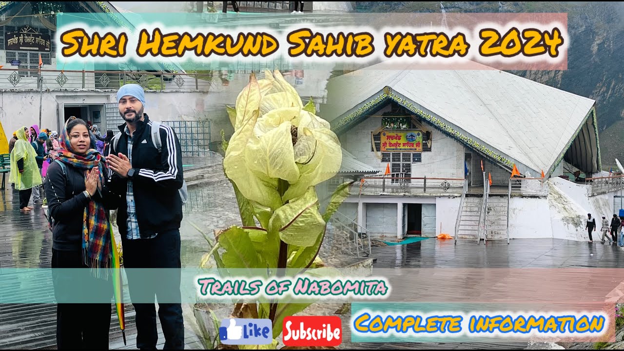 Hemkund Sahib Yatra 2024 || Ghangharia to Hemkund Sahib trek ...