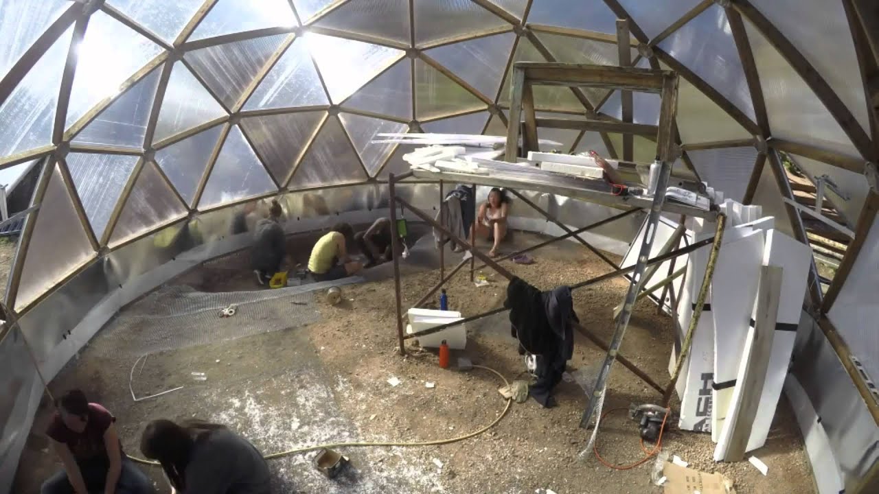 Growing Spaces Greenhouse construction timelapse - YouTube