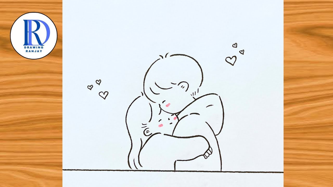 How to draw a couple | Couple sketch drawing | Easy drawing ...