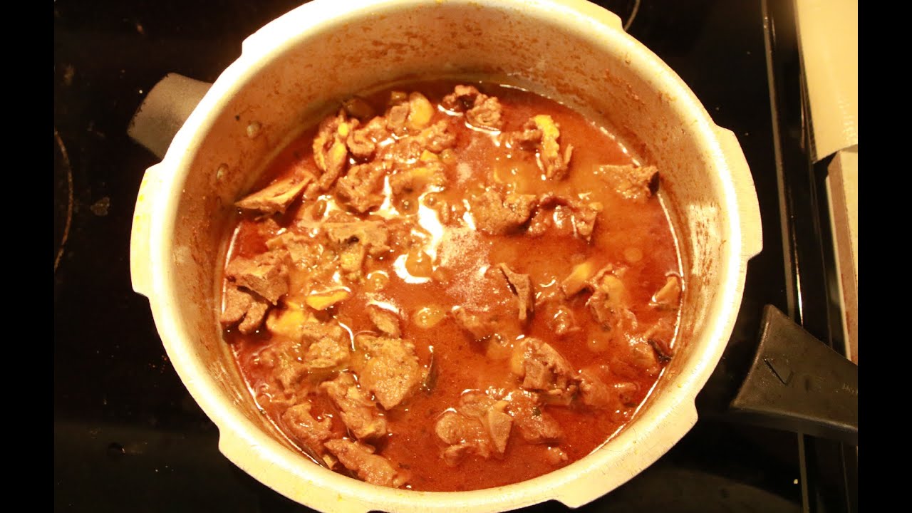 Spicy Mutton Curry Telangana Style - YouTube