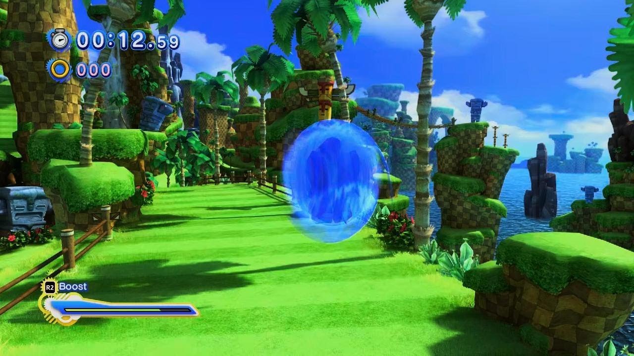 SONIC X SHADOW GENERATIONS SA1 skin green hill - YouTube