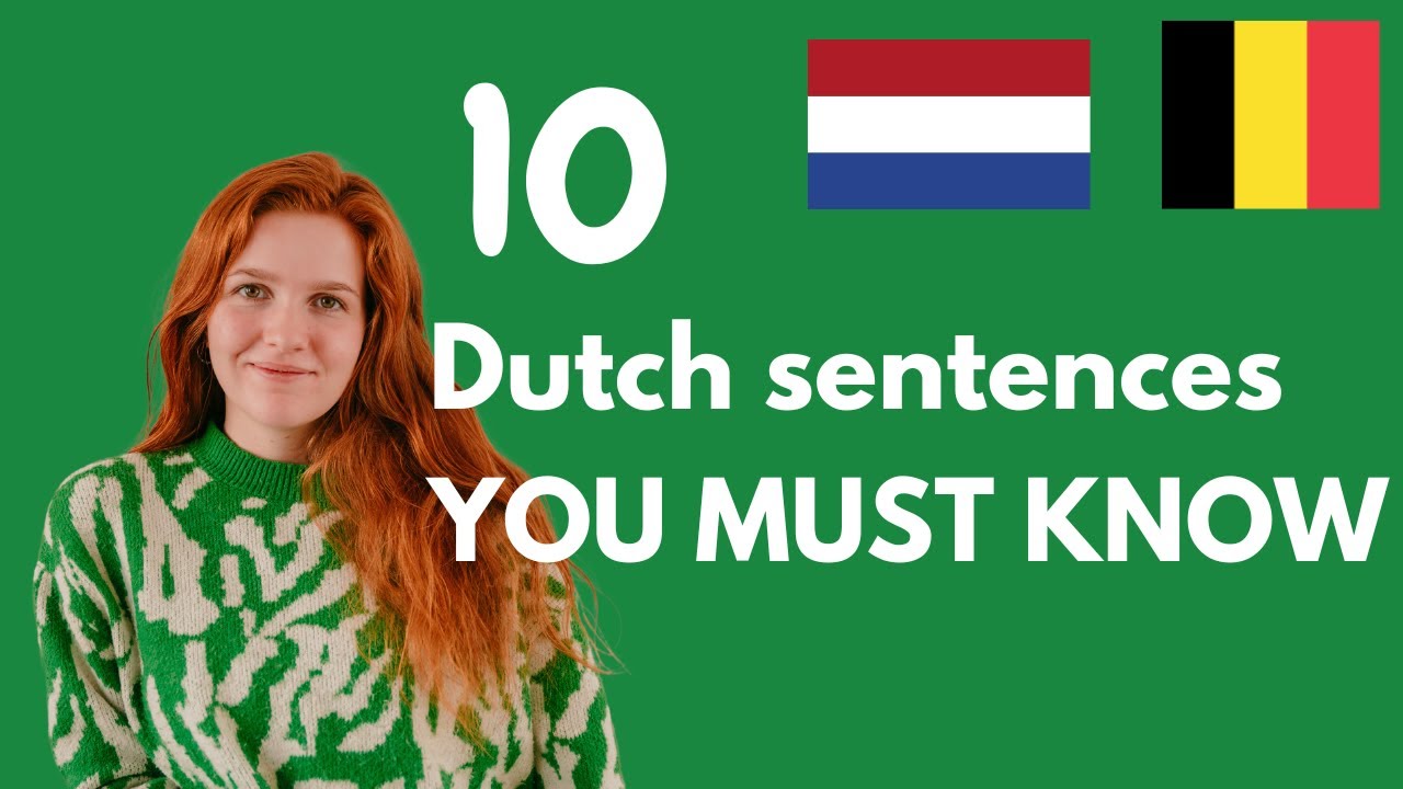 Basic Sentences You MUST Know! 🇳🇱 🇧🇪 - Easy Dutch Beginners - YouTube
