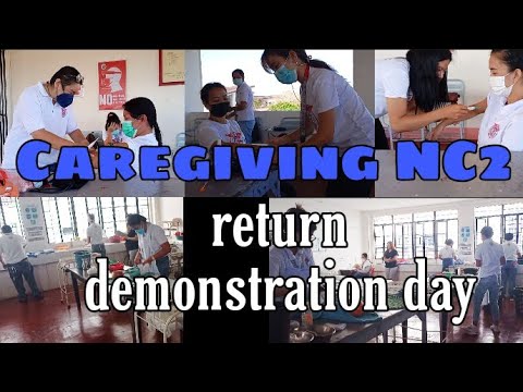 Caregiving NC2 return demo | vital signs taking and infant care - YouTube