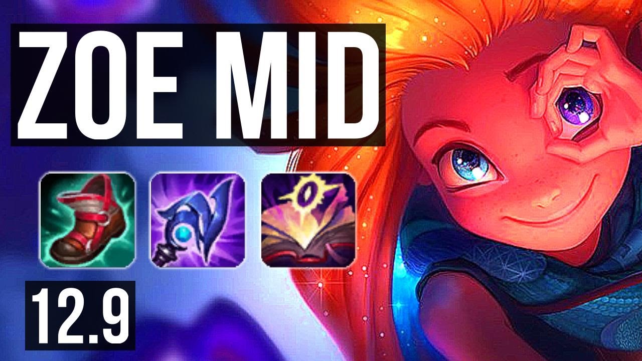 ZOE vs RUMBLE (MID) | Rank 4 Zoe, 12/1/7, Legendary | KR Challenger ...