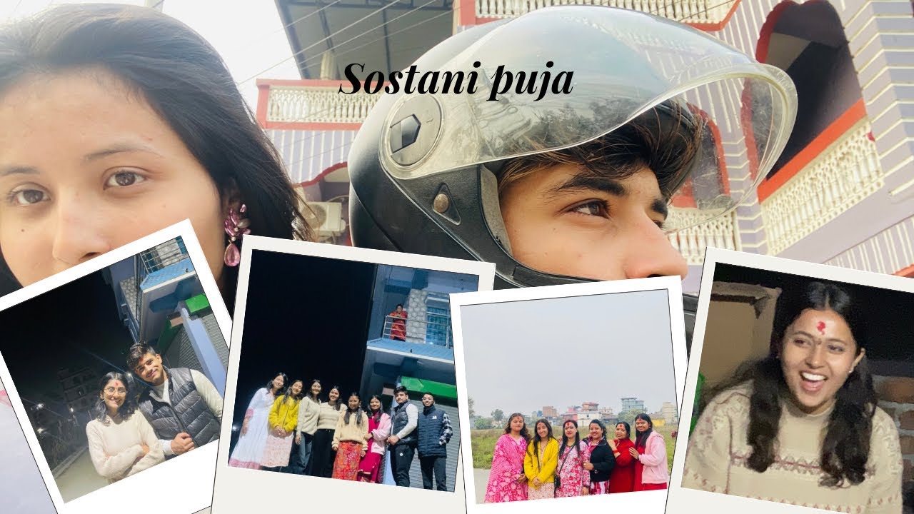 Sostani puja ithari ma maja aayo with sister @krish-vlog - YouTube