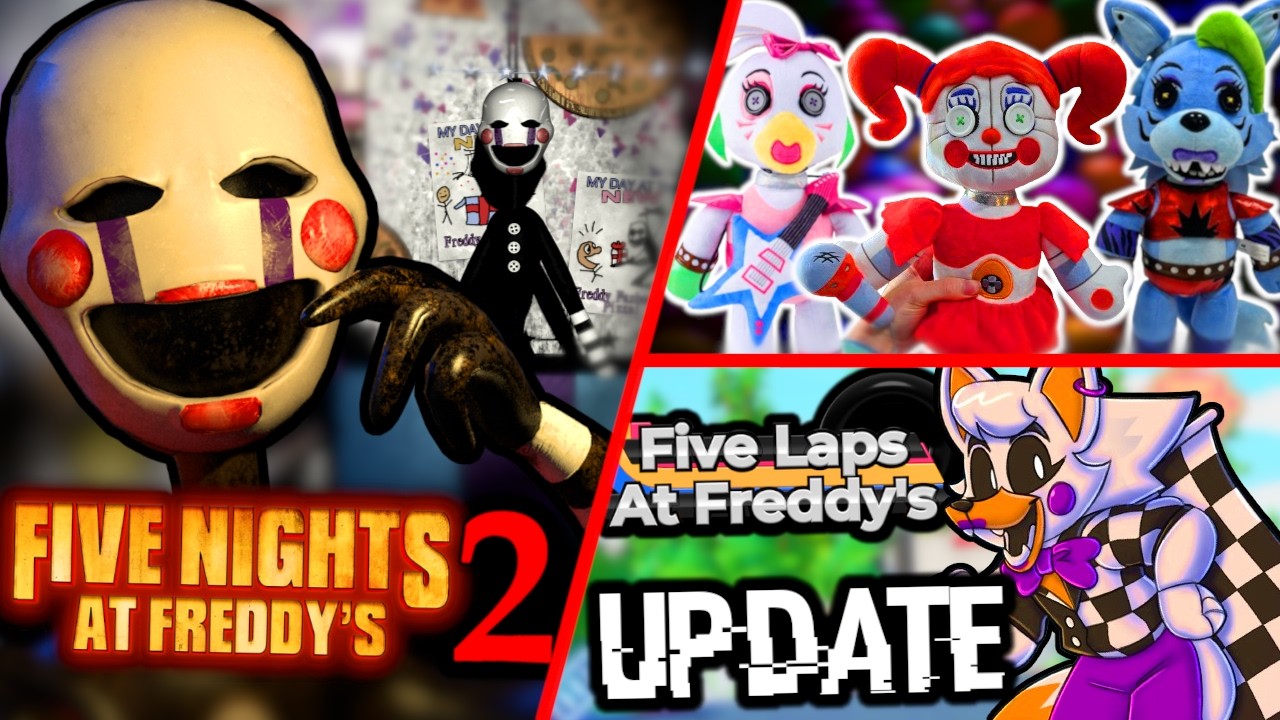 FNAF 2 MOVIE PUPPET TEASER! New Funko POPS, Steel Wool PAX West, & MORE ...