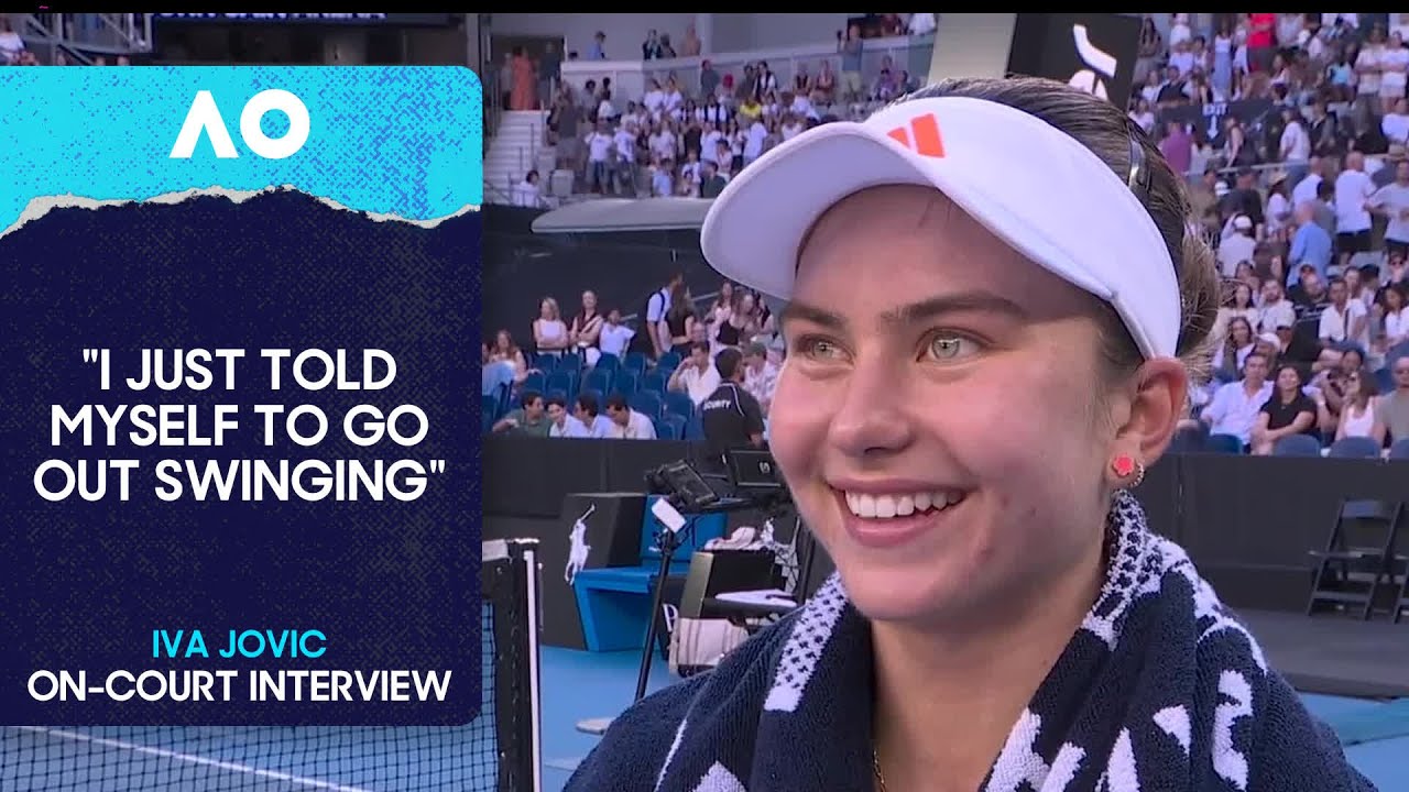 Iva Jovic On-Court Interview | Australian Open 2026 Third Round - YouTube
