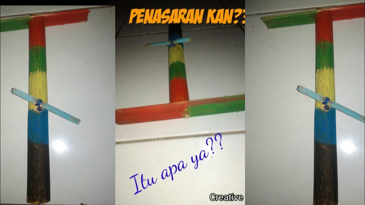 Cara buat mainan anak dari bambu - YouTube