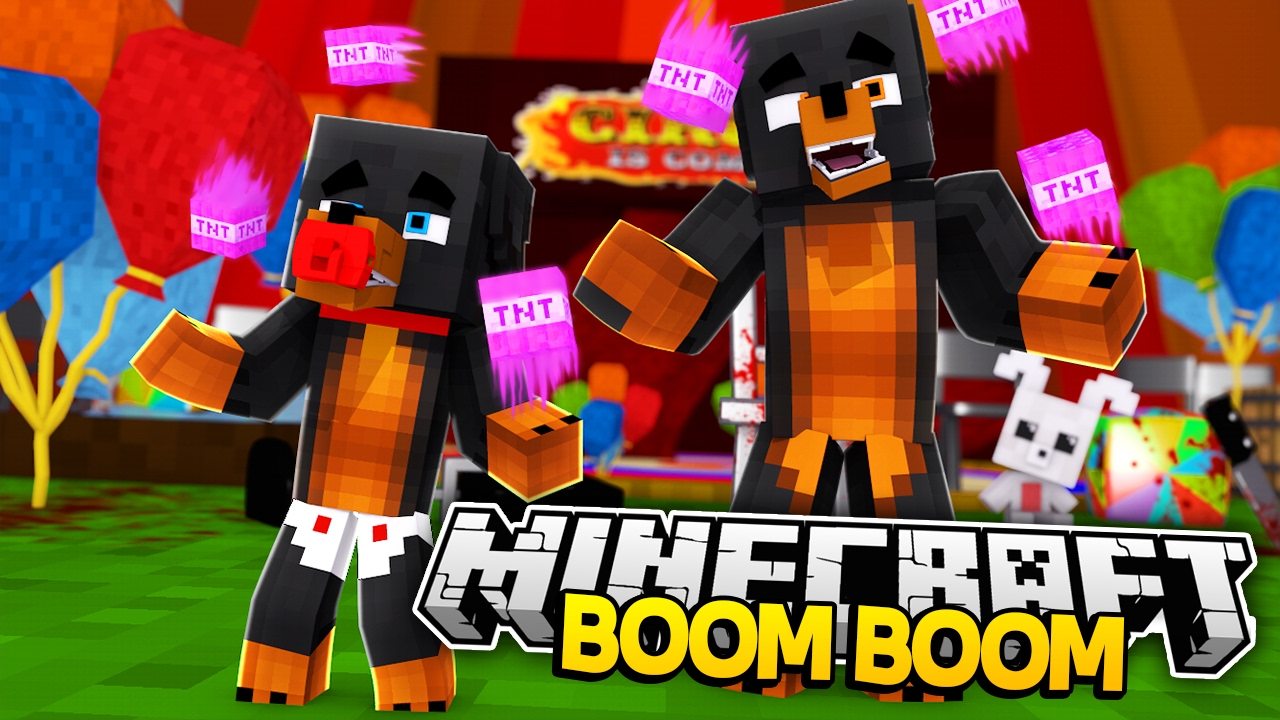 Minecraft - BOOM BOOM BROTHER BATTLES - Little Baby Max - YouTube