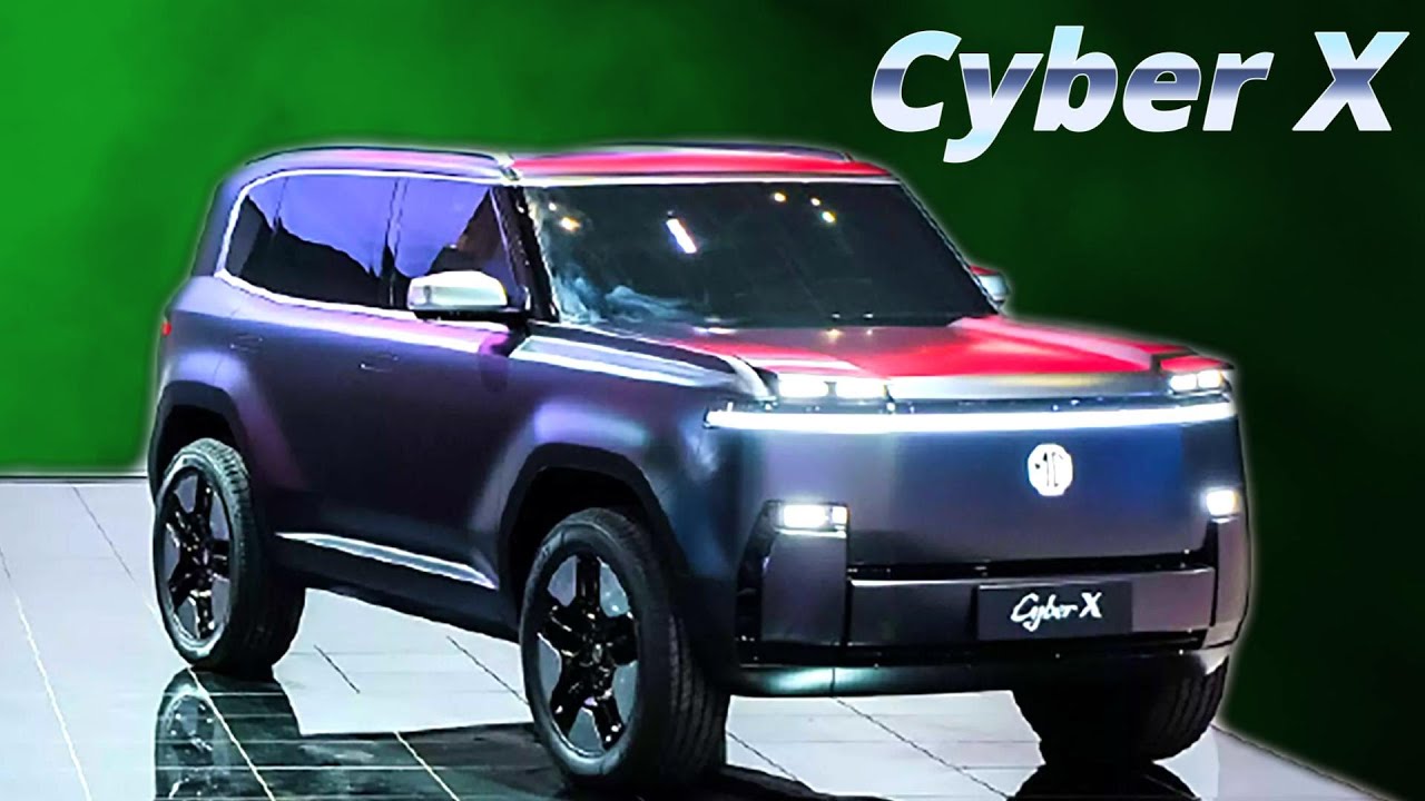 MG Cyber X concept | The Boxy SUV for the Modern Explorer - YouTube