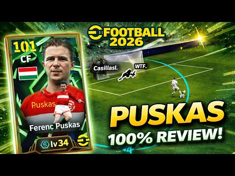 New PUSKAS 100 FINISHING BLITZ CURL😱 is UNSTOPPABLE🔥- Gameplay Review & How to Use ?