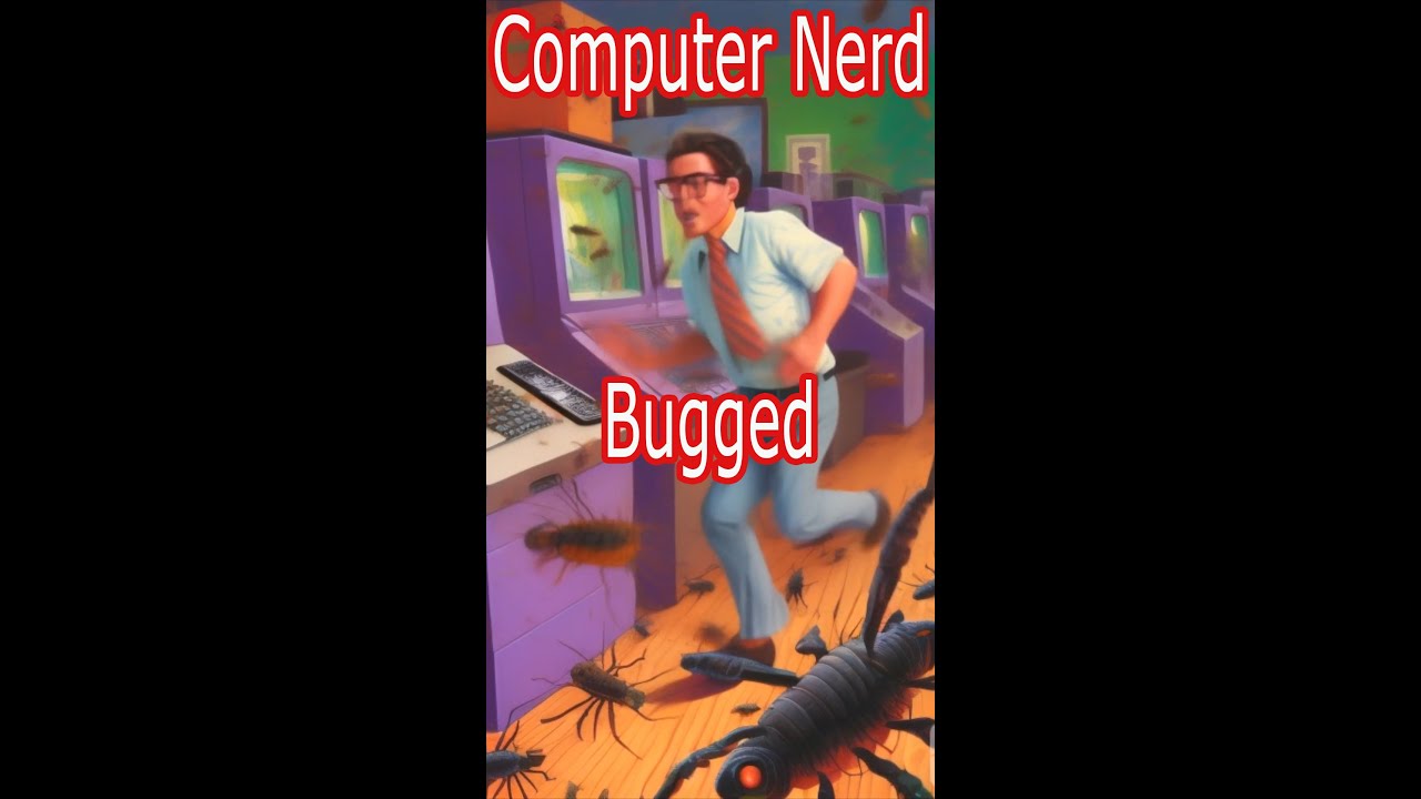 Computer #nerd Attacked by #Giant Computer Bugs #shorts #short - YouTube