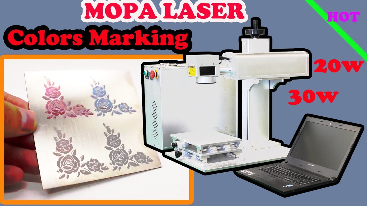 Mopa Laser Marking Machine for Colors Engraving | Colorful Laser ...