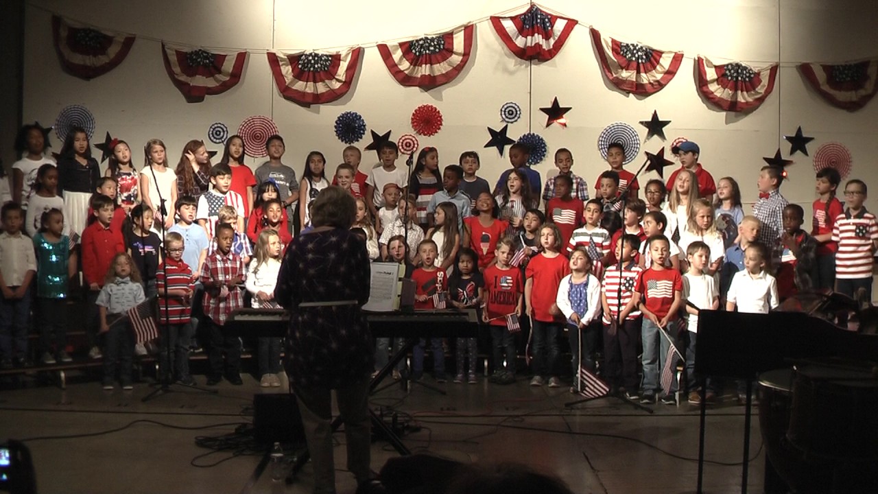 BV Spring Music Program 2017 - Kinder to 3rd Grade Choir - YouTube