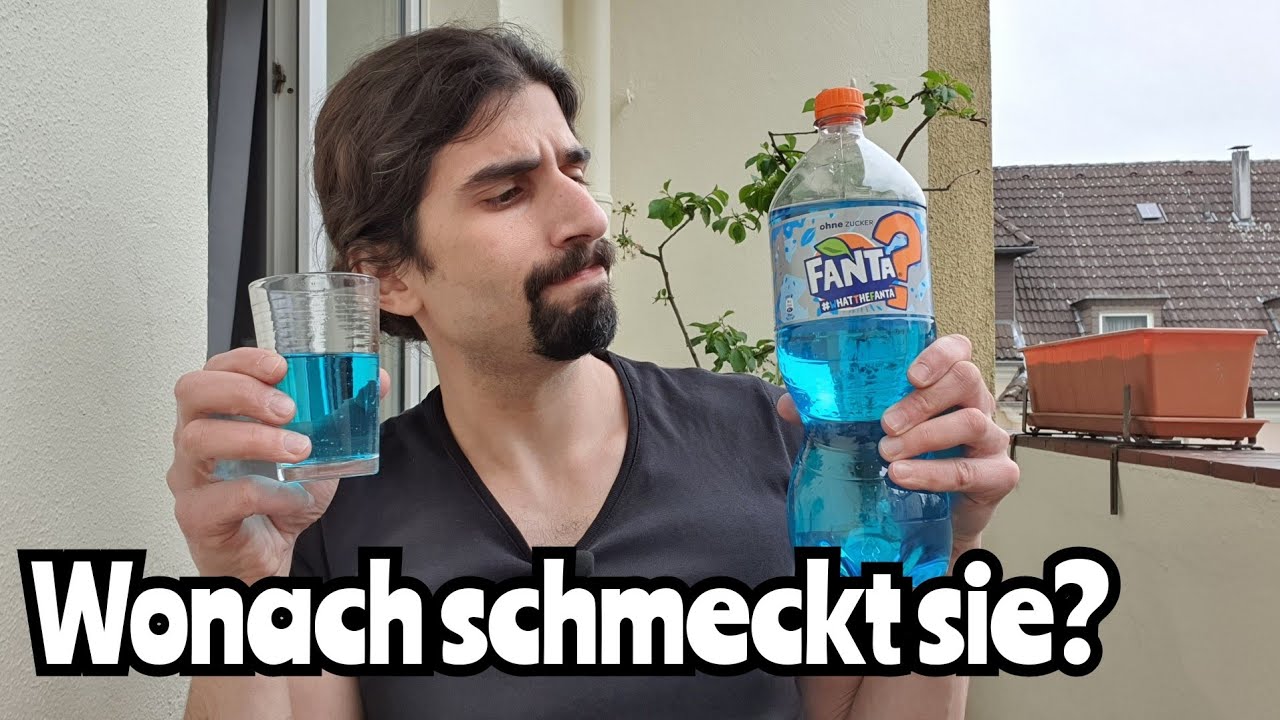 What the Fanta blau - Wonach schmeckt sie? - YouTube