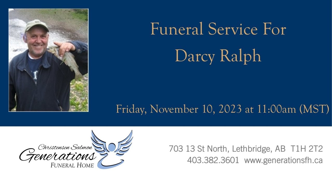 Funeral Service for Darcy Ralph - YouTube