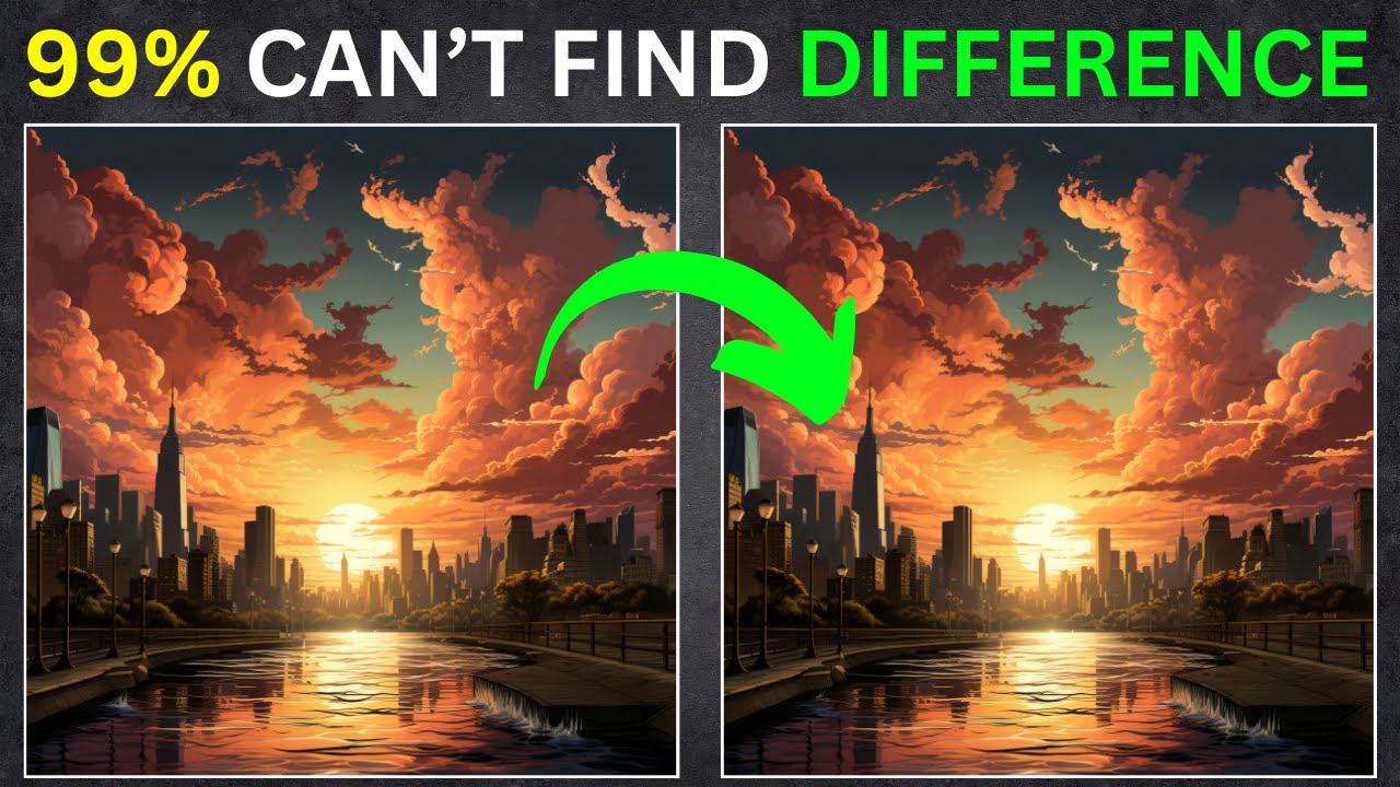 Find The Difference Puzzle Game Next Level: City Skyline Riddles pt 1 ...