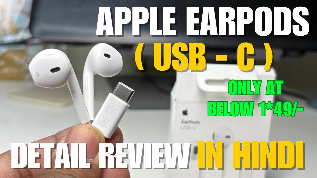 Apple EarPods USB-C Unboxing, Review & Sound Test | Are They Worth It ...