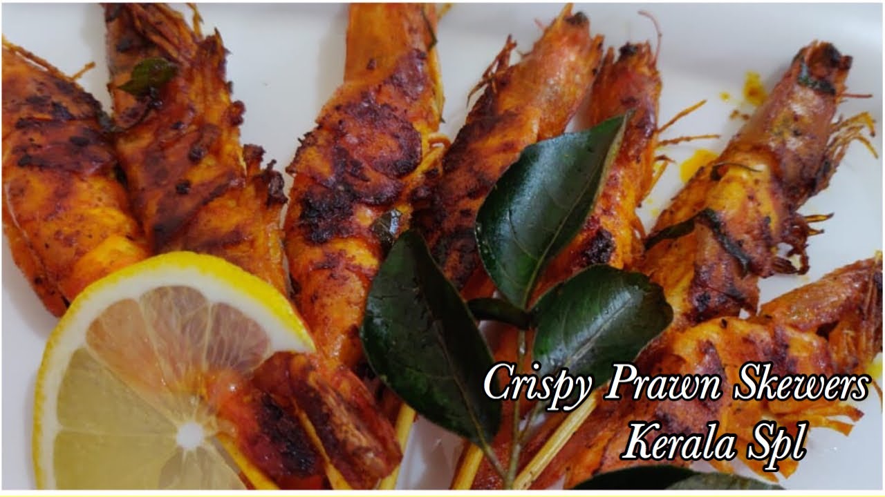 Crispy Prawn Fry Recipe - Kerala style | How to fry crispy prawns ...