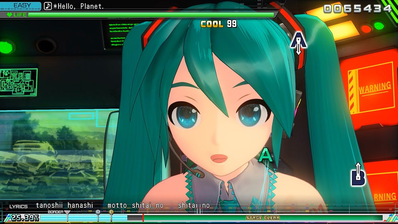 Hatsune Miku - *Hello, Planet. (game mode) - YouTube