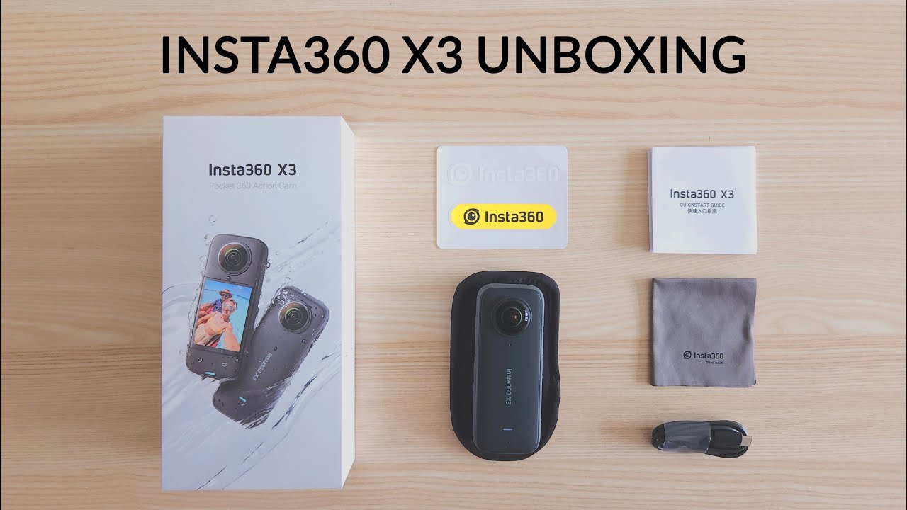 INSTA360 X3 UNBOXING - YouTube