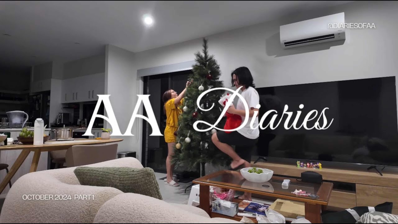 Diaries of AA | Home Cooking, Christmas Tree Setup, Pokémon Gaming, Titanic Gallery & Daiso Haul ...