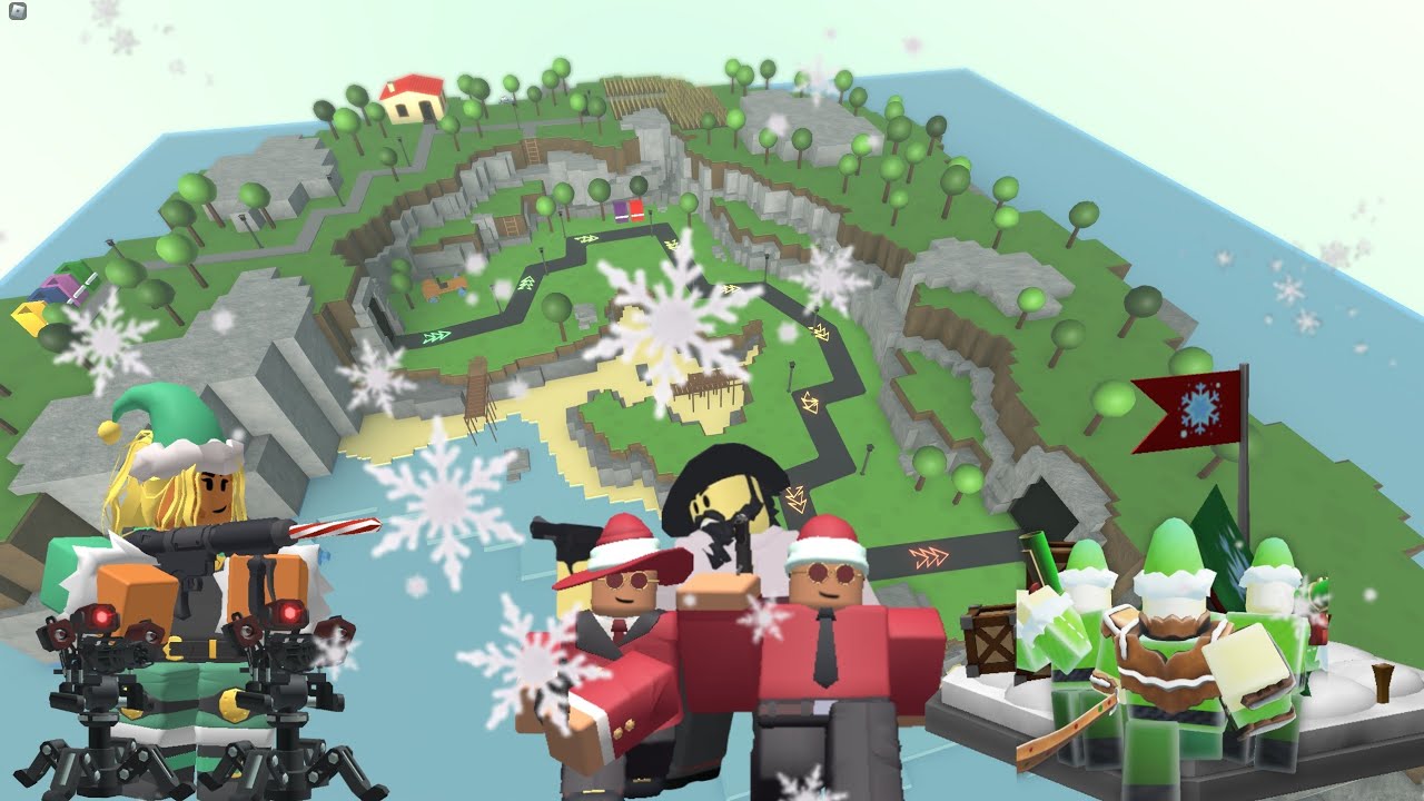 XMAS unite spawn only Roblox Tower Defense Simulator - YouTube
