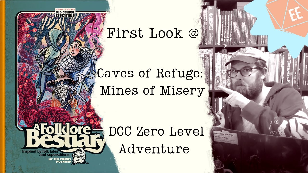 Zine Quest 5, DCC Zero Level Adventure - Caves of Refuge, A Folklore ...