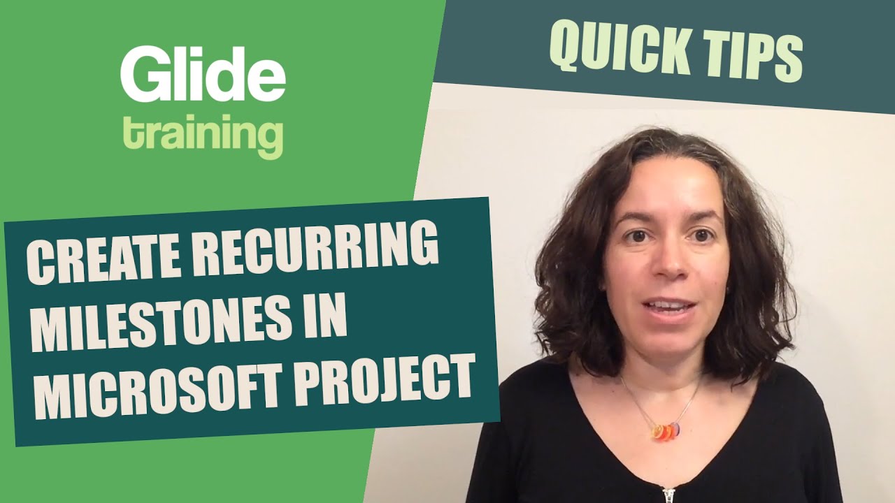 Create A Recurring Milestone In Microsoft Project YouTube Create A Recurring Milestone In Microsoft Project YouTube
