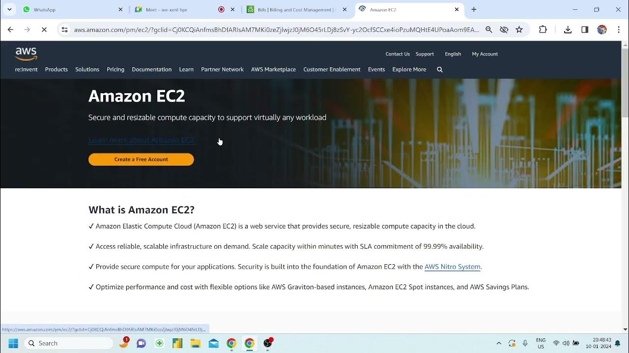 AWS Tutorial Data Analyst Video 4 || Launch EC2 instance Create | Delete Server EC2 instance ...