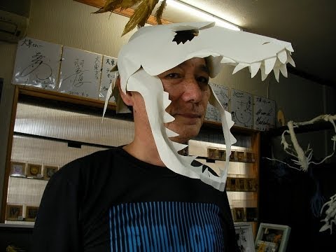 Easy dinosaur mask - YouTube