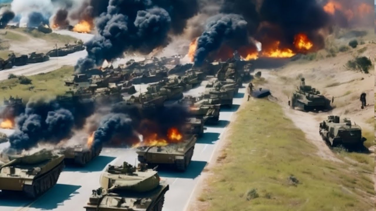 BIG Tragedy! 130 Russian T-80 Tank Convoys Destroyed by Ukrainian ELITE ...
