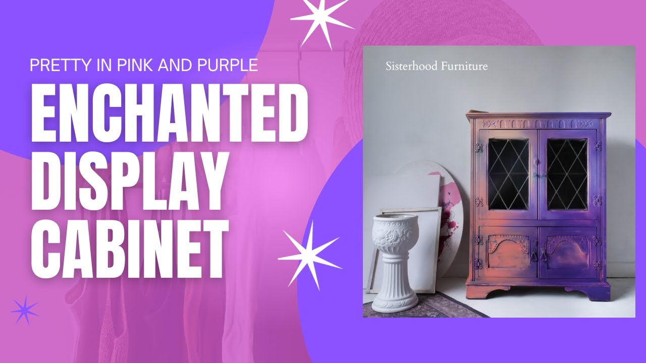 Pretty in Pink and Purple | The Enchanted Display Cabinet - YouTube