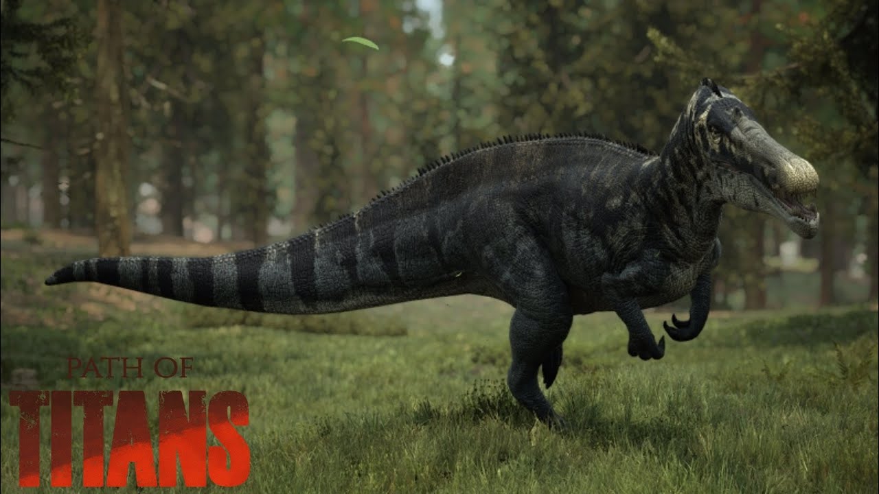 Batalhas com o Suchomimus - Path of Titans - YouTube