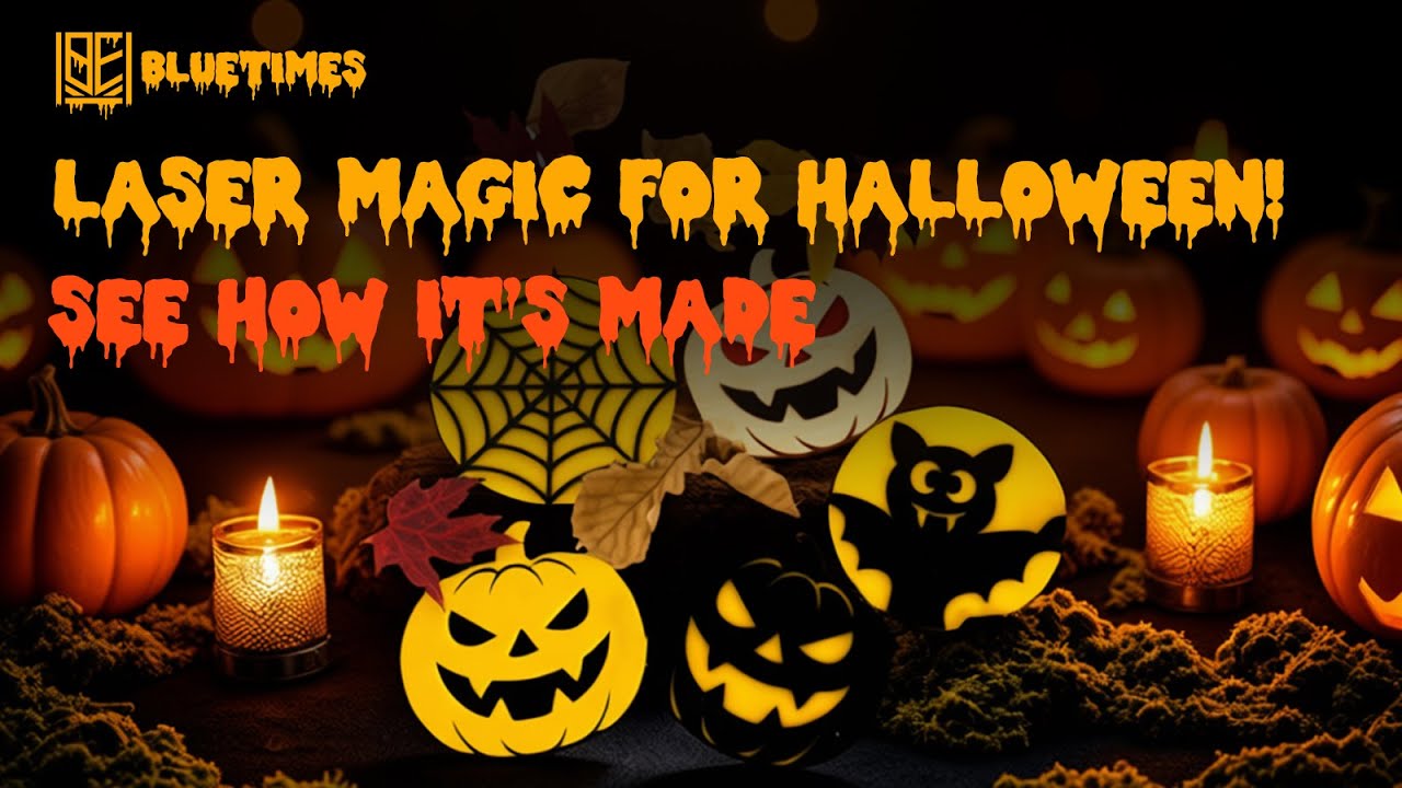 Halloween laser magic! Cut out all sorts of spooky designs#bluetimes # ...