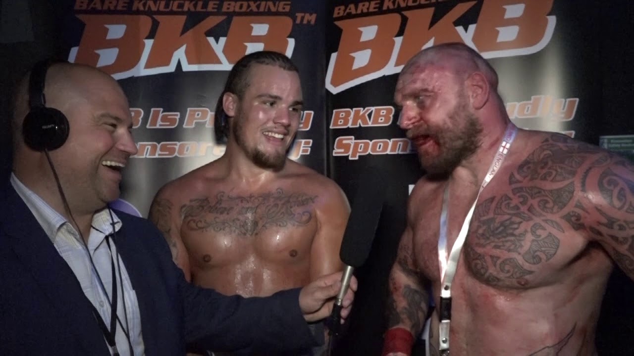 MASON SHAW & DAVE THOMAS PRO BARE KNUCKLE BOXERS POST FIGHT INTERVIEW # ...