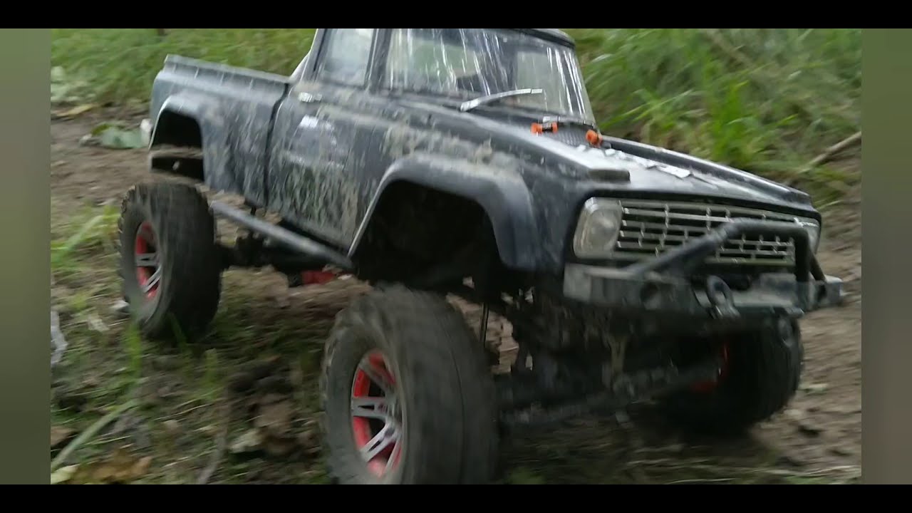 RC carisma f150 carisma coyote crawling darn lines - YouTube