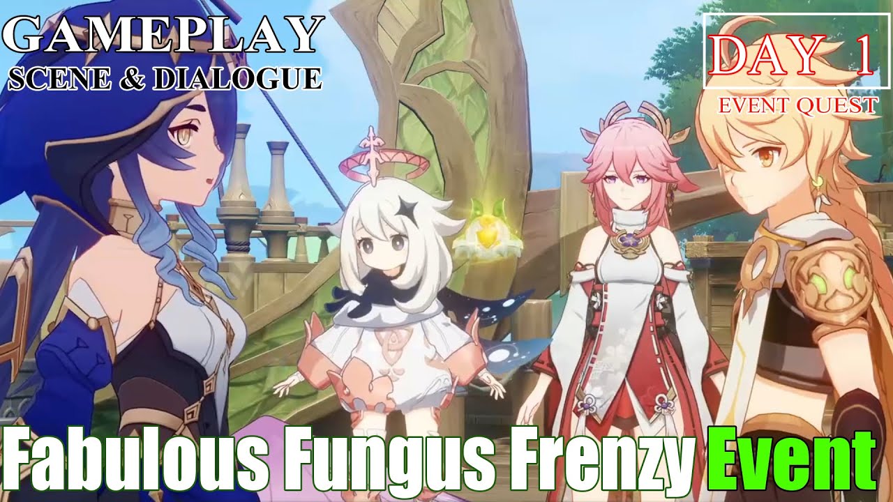 Fabulous Fungus Frenzy EVENT JP DUB [DAY 1] | Layla & Yae Miko | Sumeru ...