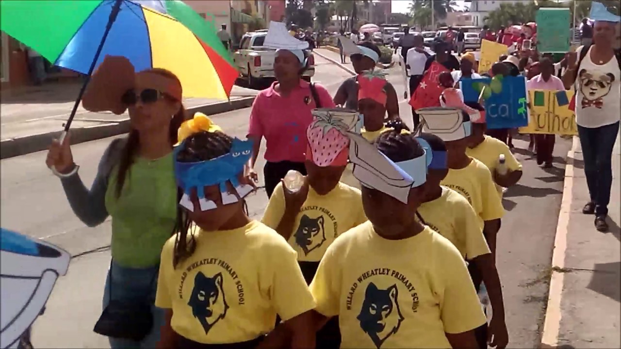 Toddlers School Street parade, Road Town Tortola, British Virgin ...