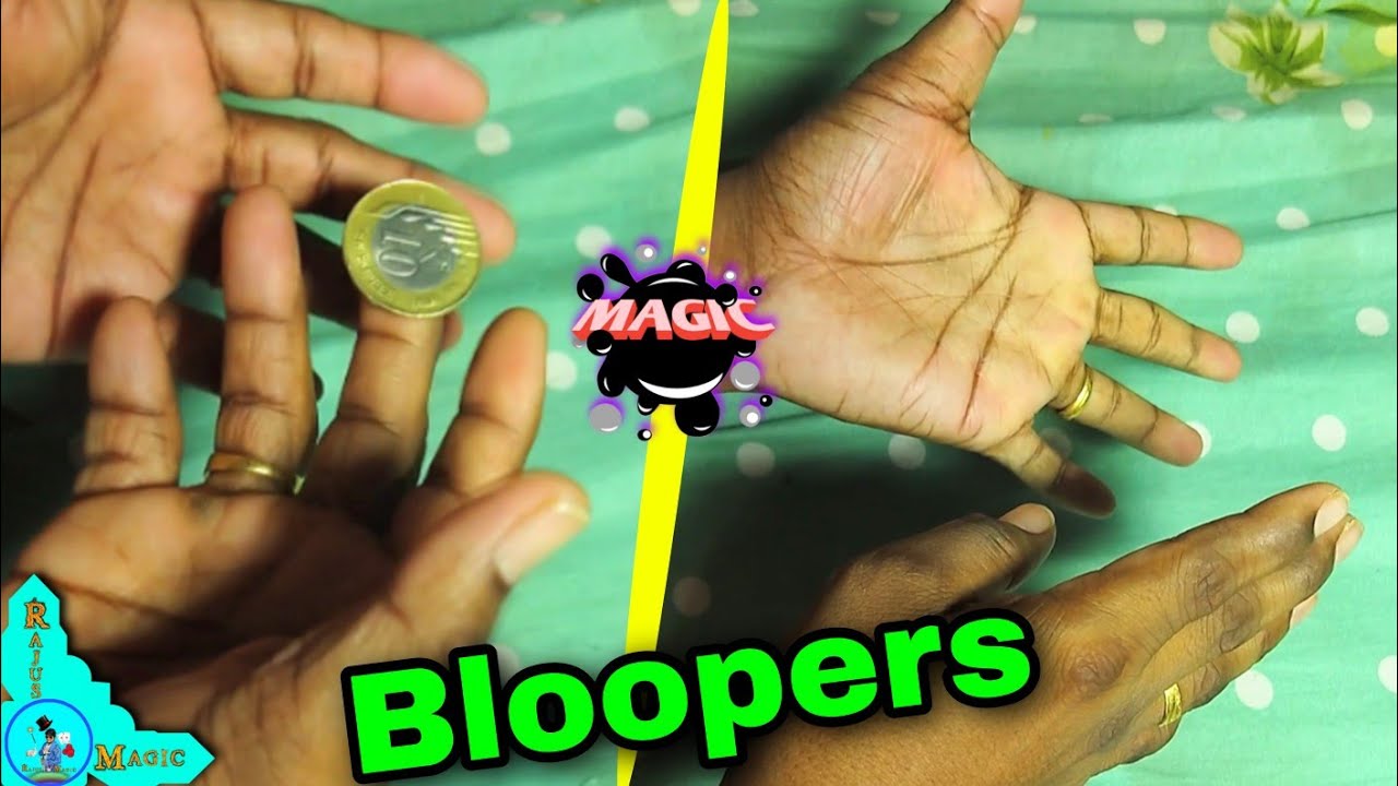 Coin disappear in hand Magic bloopers by Rajus Magic - YouTube