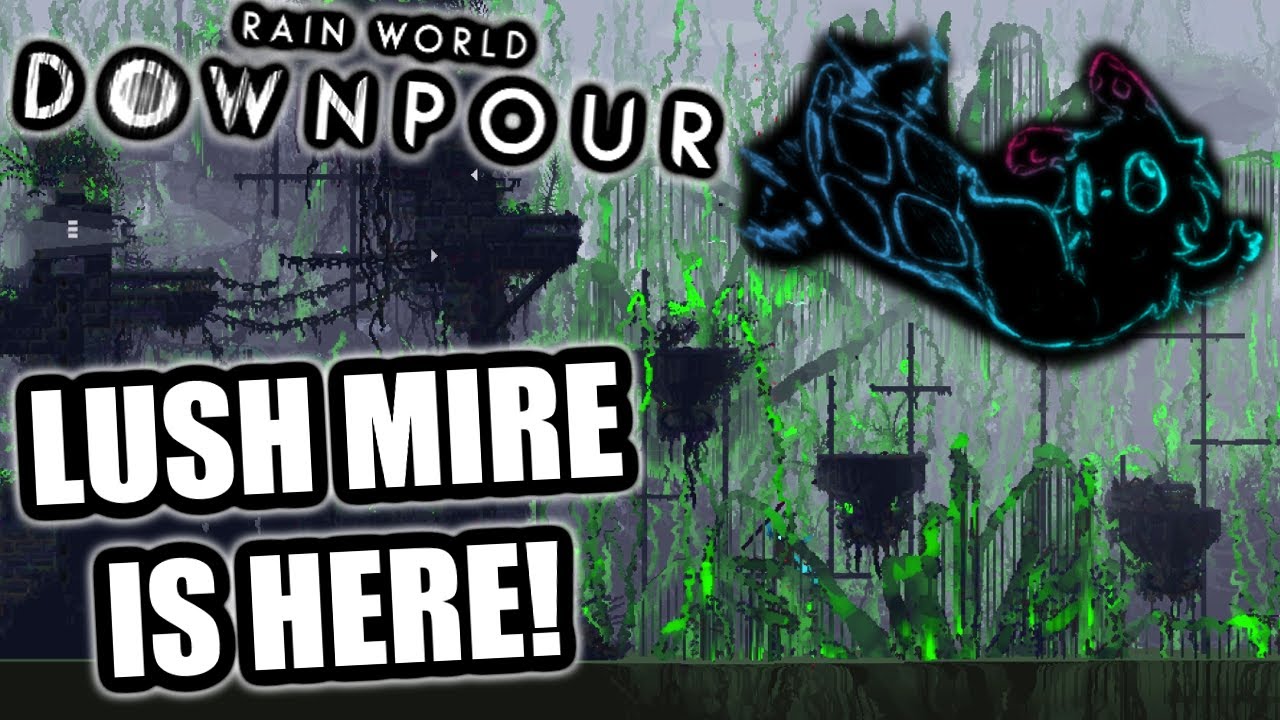 This Region Has WATER SPITTING LIZARDS! 🌊 | Rain World Downpour - YouTube