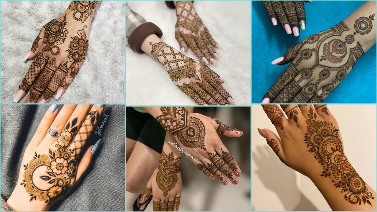 Stylish beautifull henna designs | so pretty mehndi designs | signature ...