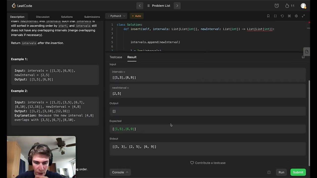 Leetcode 57 - Day 11 - YouTube