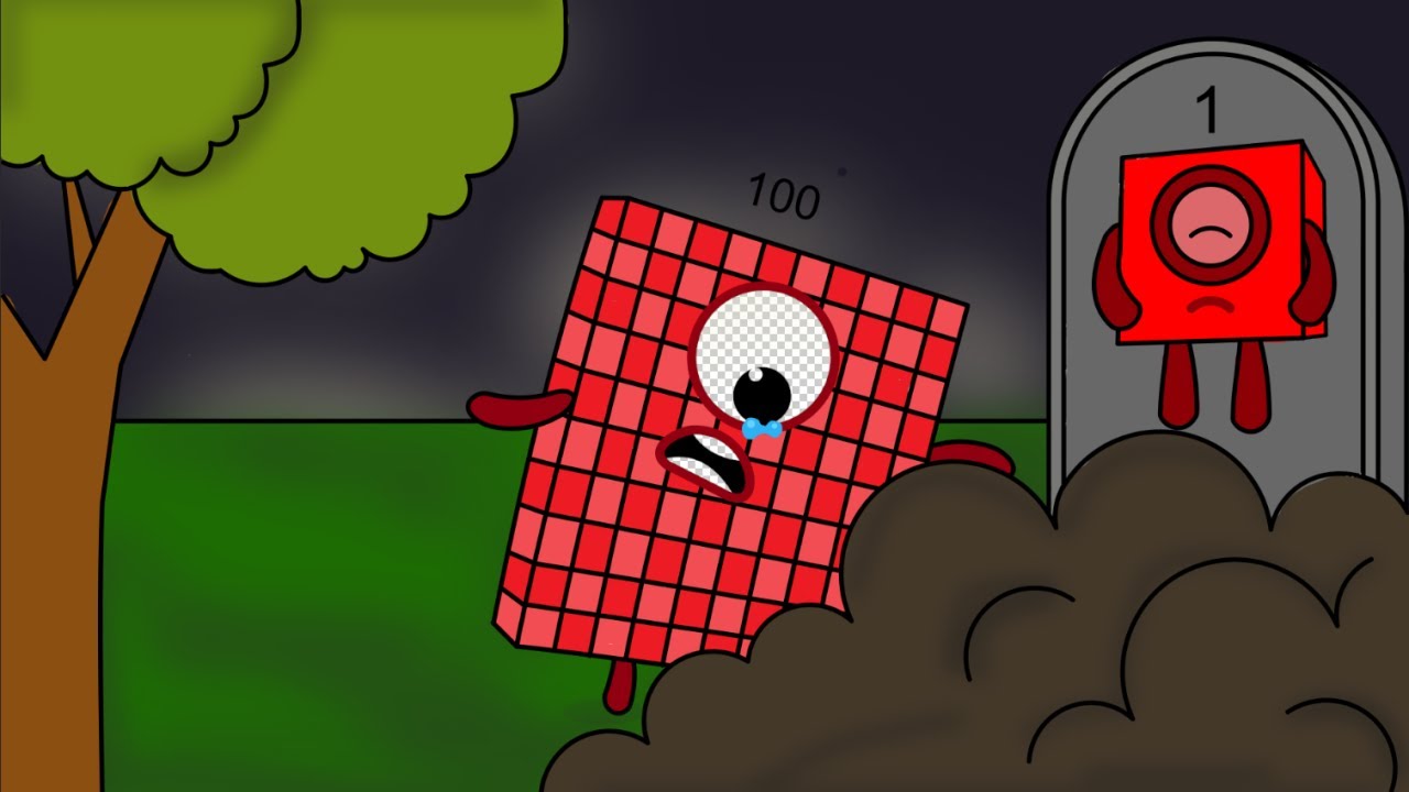 Numberblocks 100 Heartwarming - Numberblocks fan coloring story - YouTube