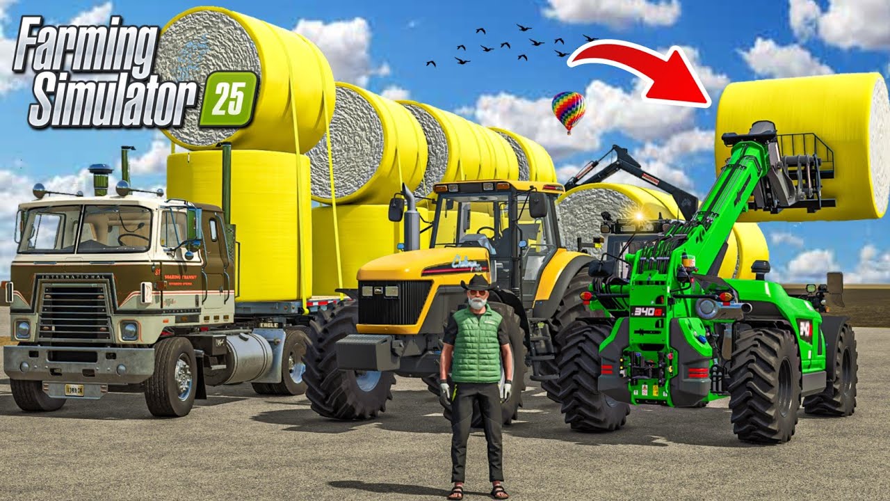 We Make FABRIC with Cotton & Wool In Fs25 | Farming Simulator 25 ...