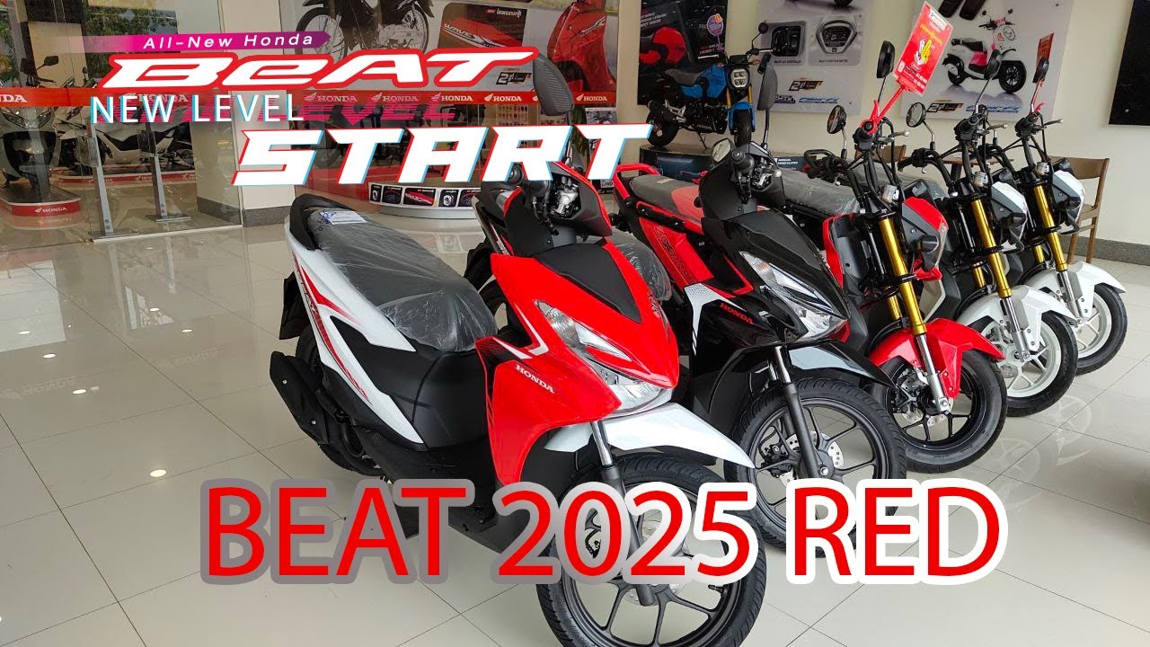 honda beat 2025 red - YouTube