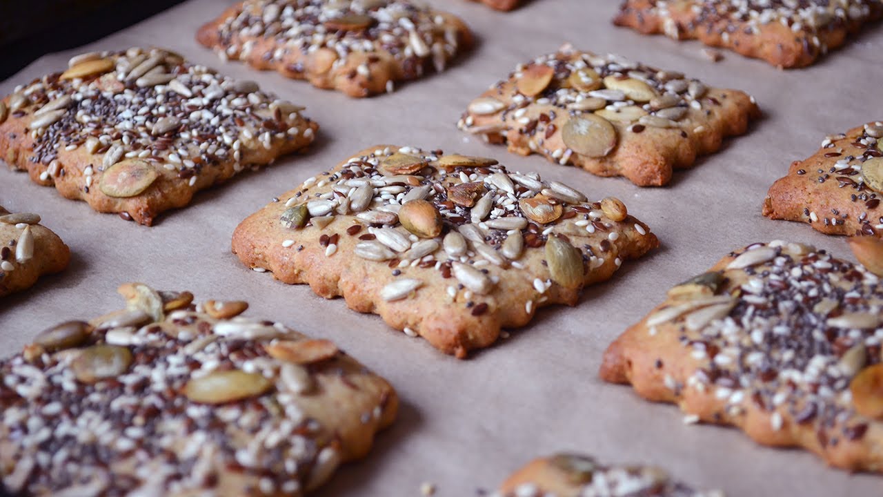 Quick and Healthy Seed Cookies! #448 - YouTube