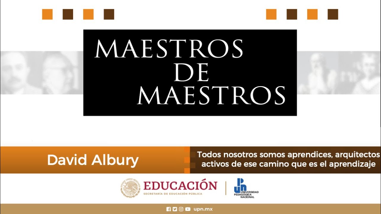 David Albury | Maestros de Maestros - YouTube