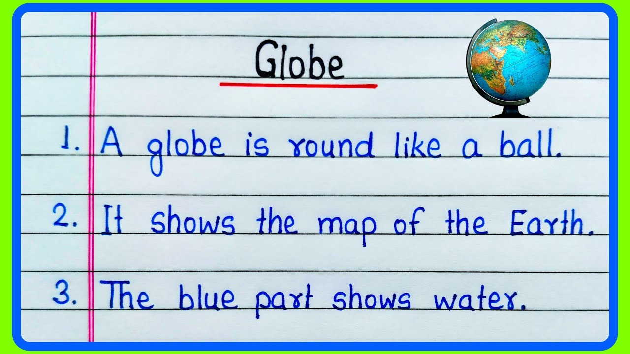 10 lines on Globe in English | Essay on Globe | Few lines on Globe ...