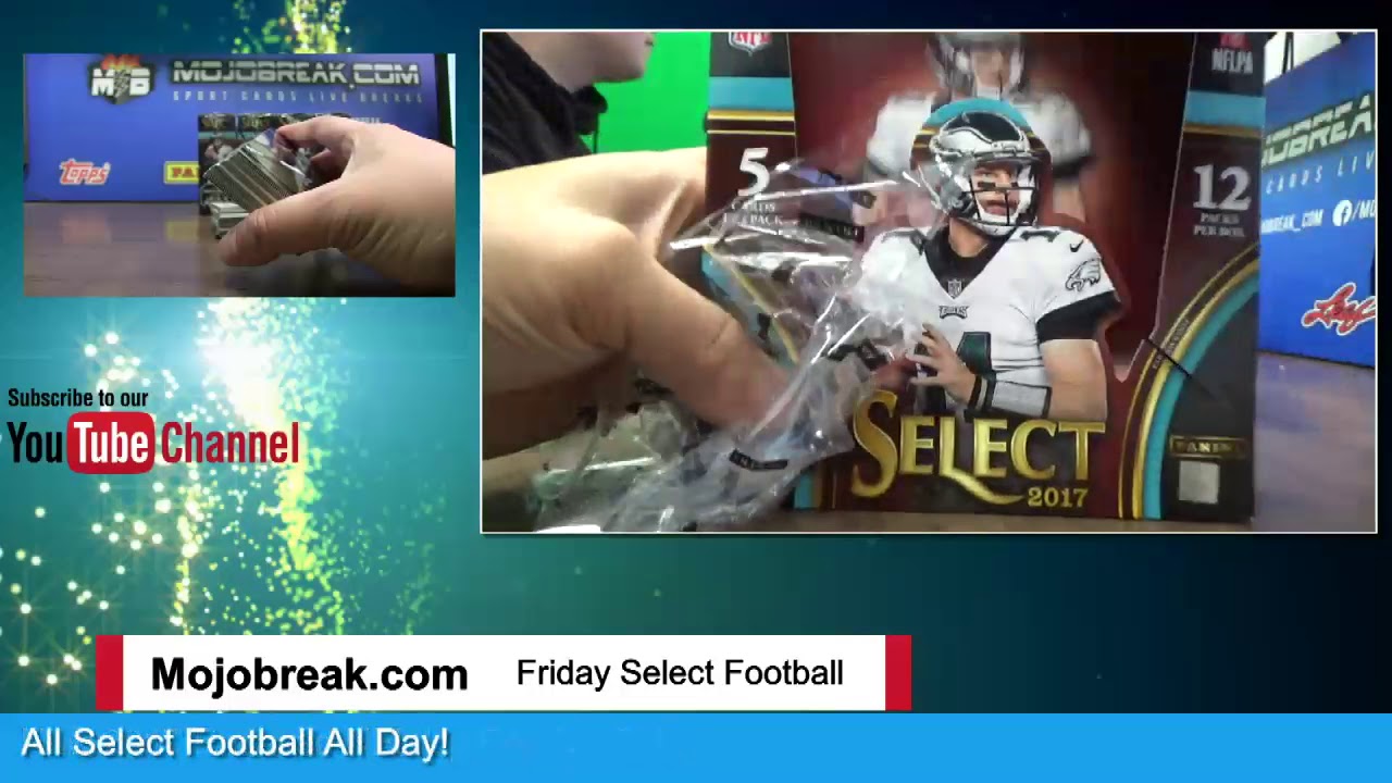 2017 PANINI SELECT NFL 12 BOX CASE #3 - YouTube
